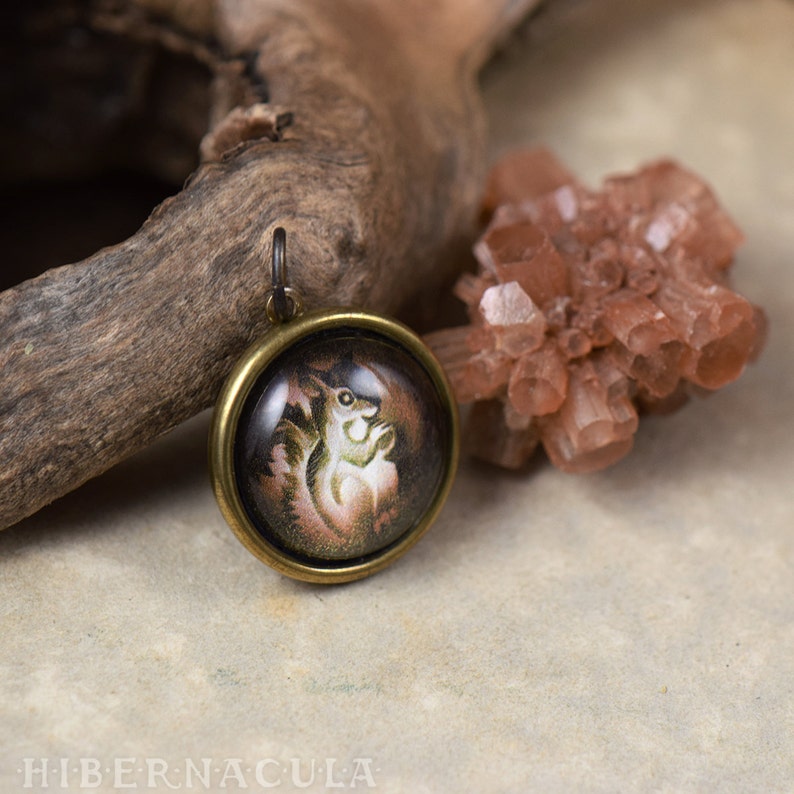 Squirrel Spirit -- Animal Totem Pendant - Etsy