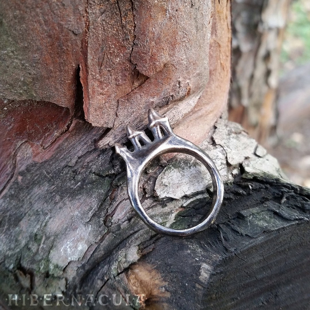 Scavenger -- Tooth Ring in Bronze or Silver - Etsy