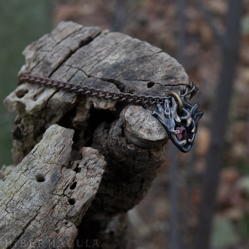 Micro-Miniature Anatomical Heart Gemstone Charm in Bronze or | Etsy
