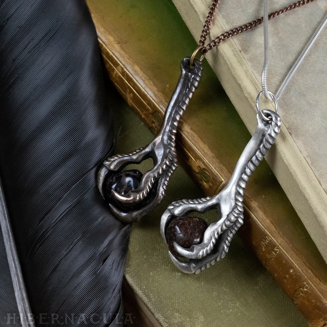 The Witch's Talon -- Garnet With Bronze or Sterling Silver - Etsy