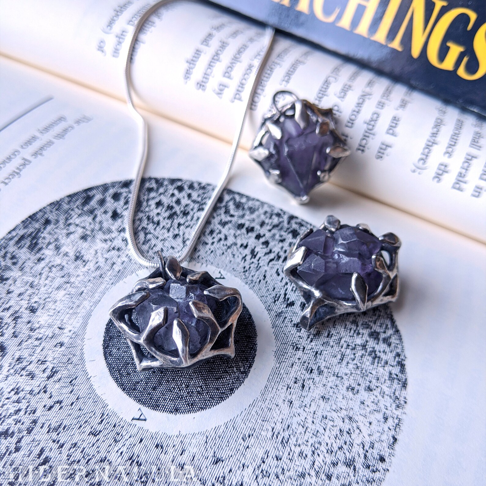 Star Amethyst Amulet - Etsy