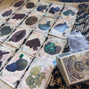 Alchemist's Guide Crystals - Reference Card Deck - Deluxe Gift Set - Etsy