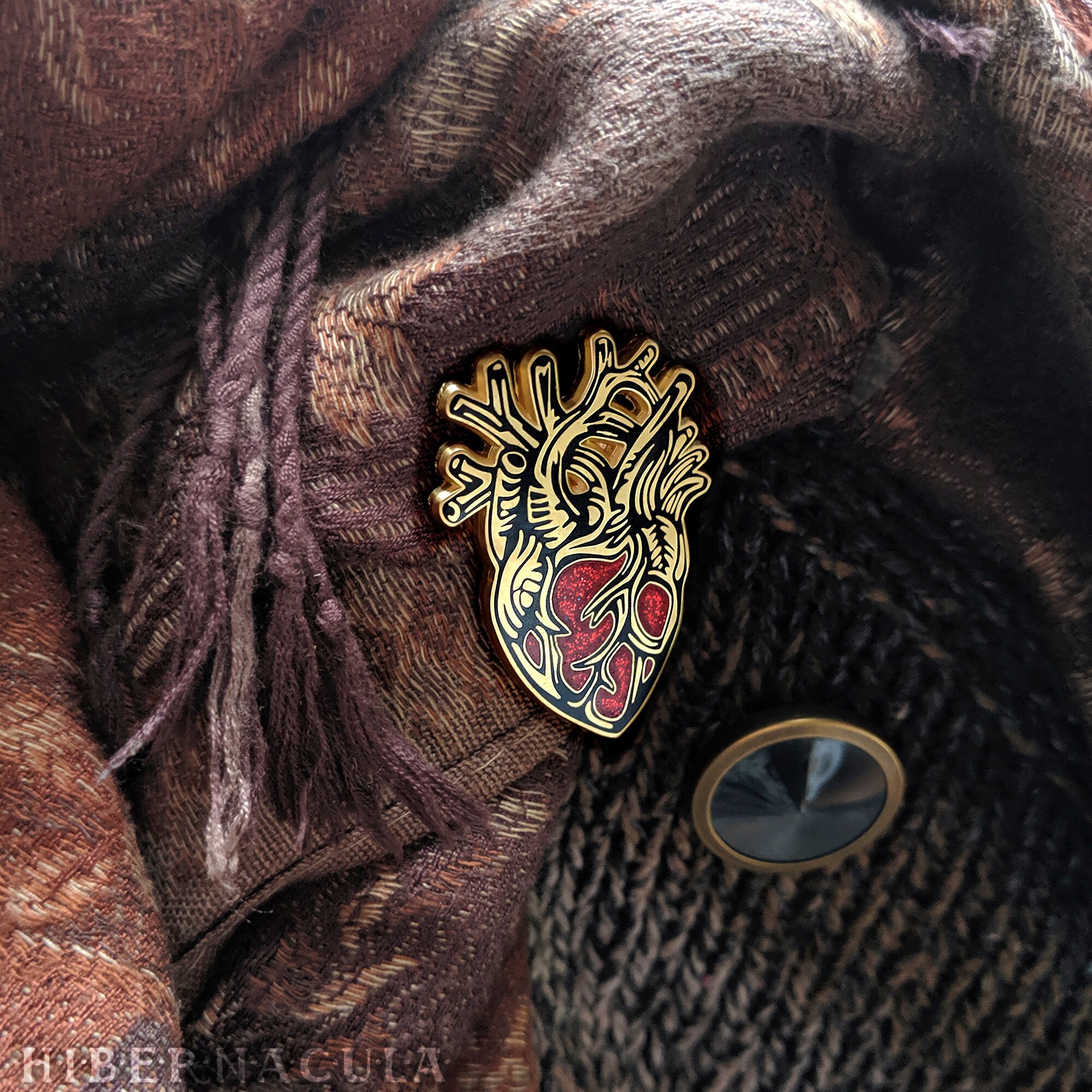 Heart of Stone Pin | Etsy