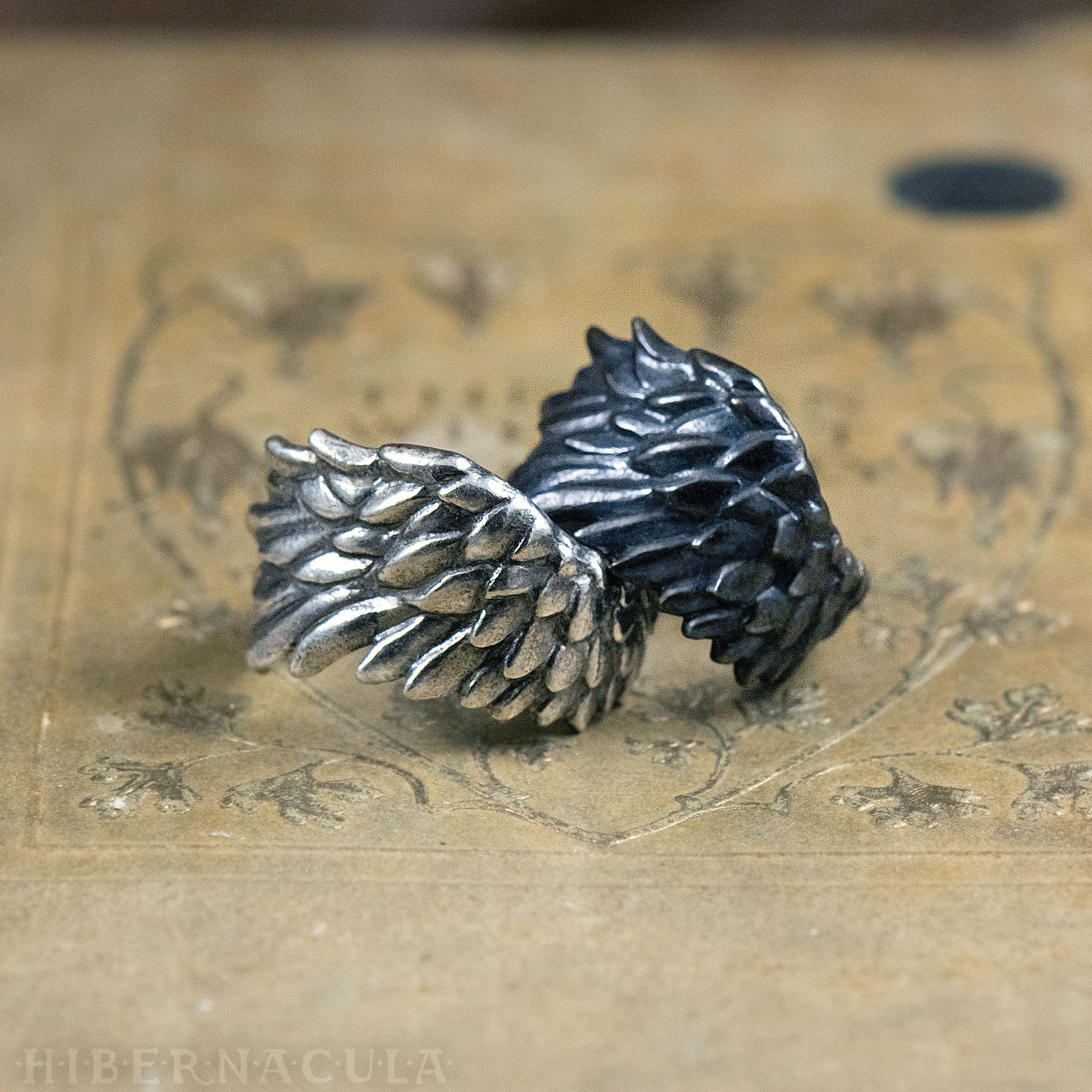 Guardian Angel Ring in Bronze or Silver | Etsy