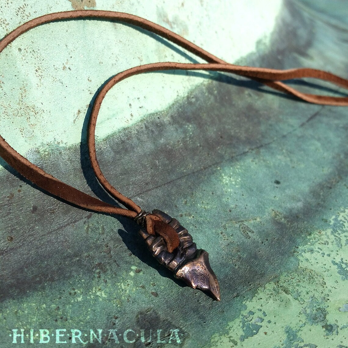 Wolf Fang Talisman -- Handmade Pendant in a Choice of Bronze or ...