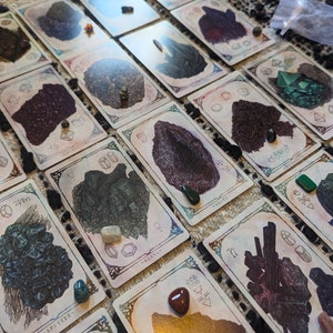 Alchemist's Guide Crystals - Reference Card Deck - Deluxe Gift Set - Etsy