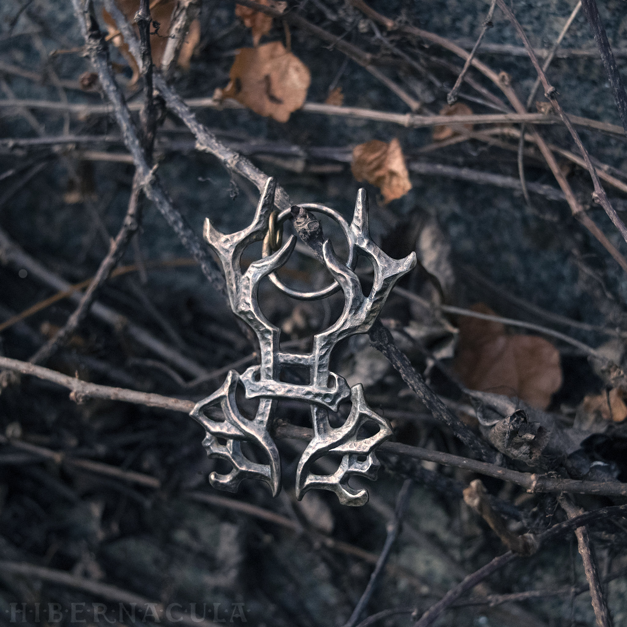 Hibernacula Gate Sigil -- Handmade Pendant in Bronze or Silver - Etsy