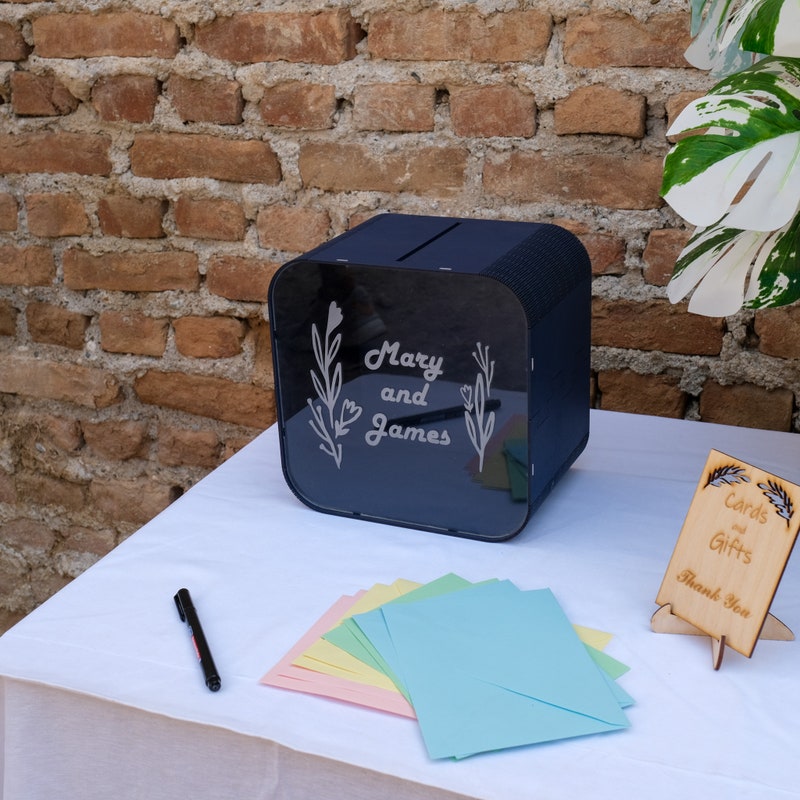 Reception Card Box - Etsy