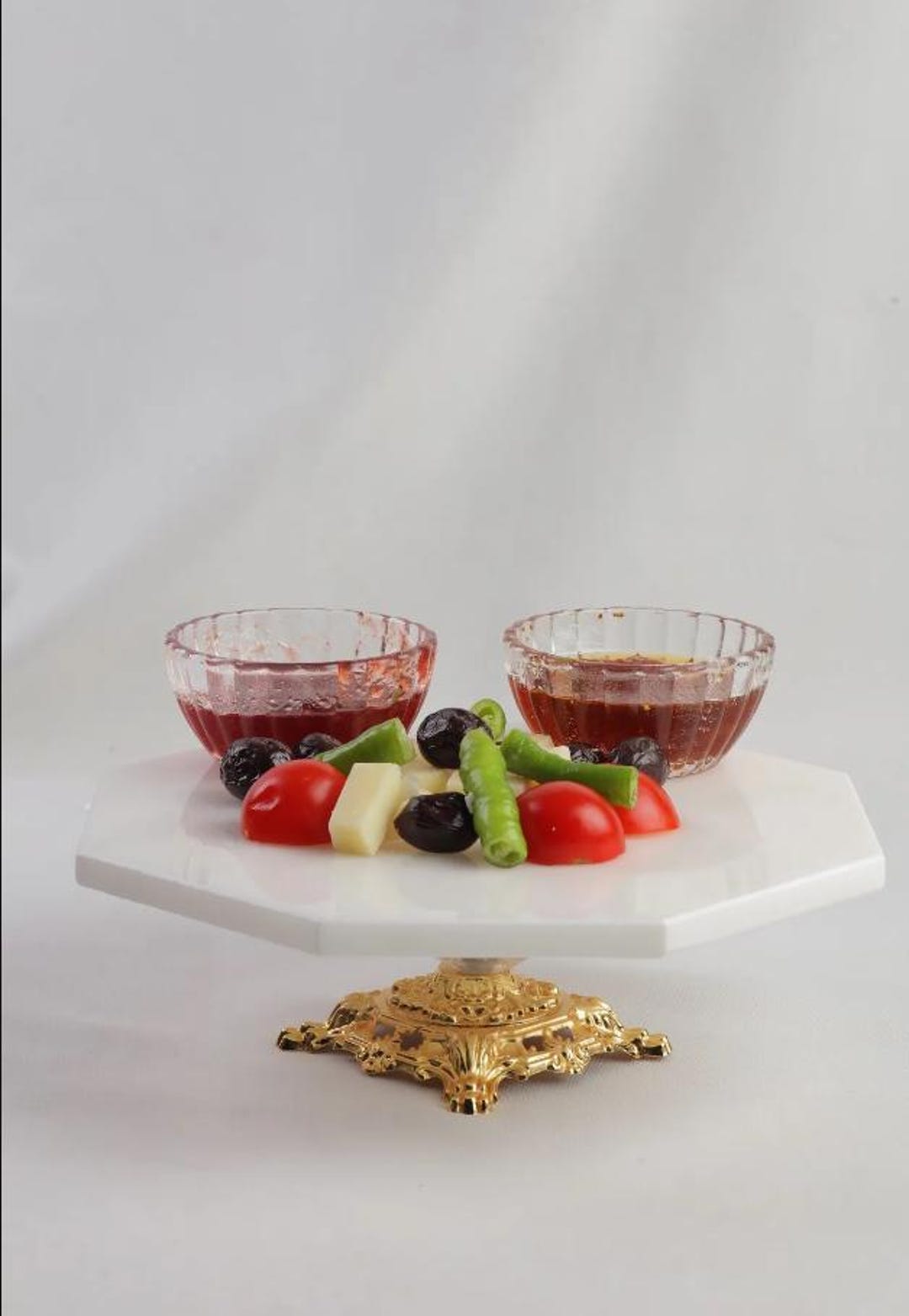 Hexagon Serving Platter Modern Geometric Design, Elegant Table Decor ...