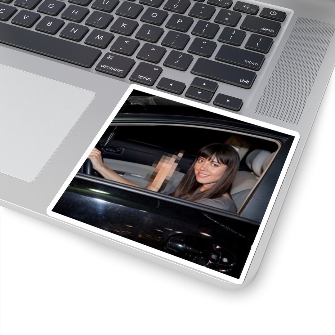 Aubrey Plaza Sticker - Funny - Meme - Laptop Water Bottle Phone Sticker ...