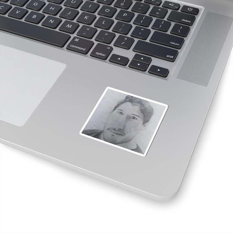 Markiplier Drawing Sticker - Meme Funny Tumblr Youtube Merch - Laptop ...