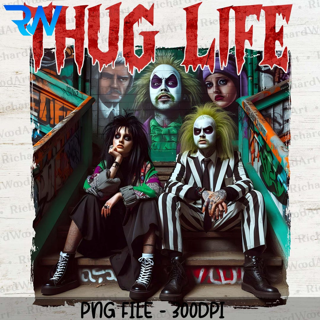 Halloween Thug Life Png, It's Show Time Horror Movie Characters Png ...