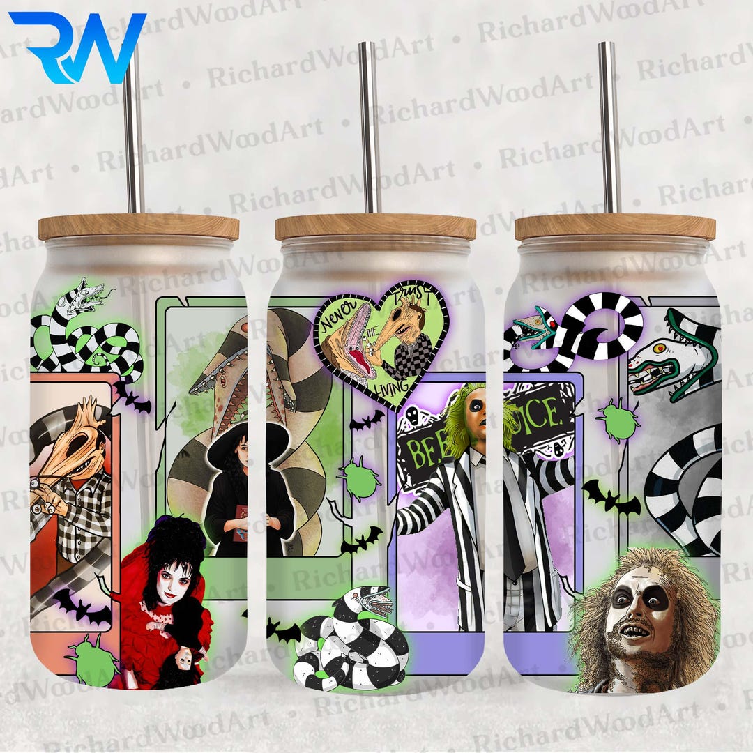Sandworm Tarot Cards 16oz Coffee Can Wrap Sublimation Design, Horror ...