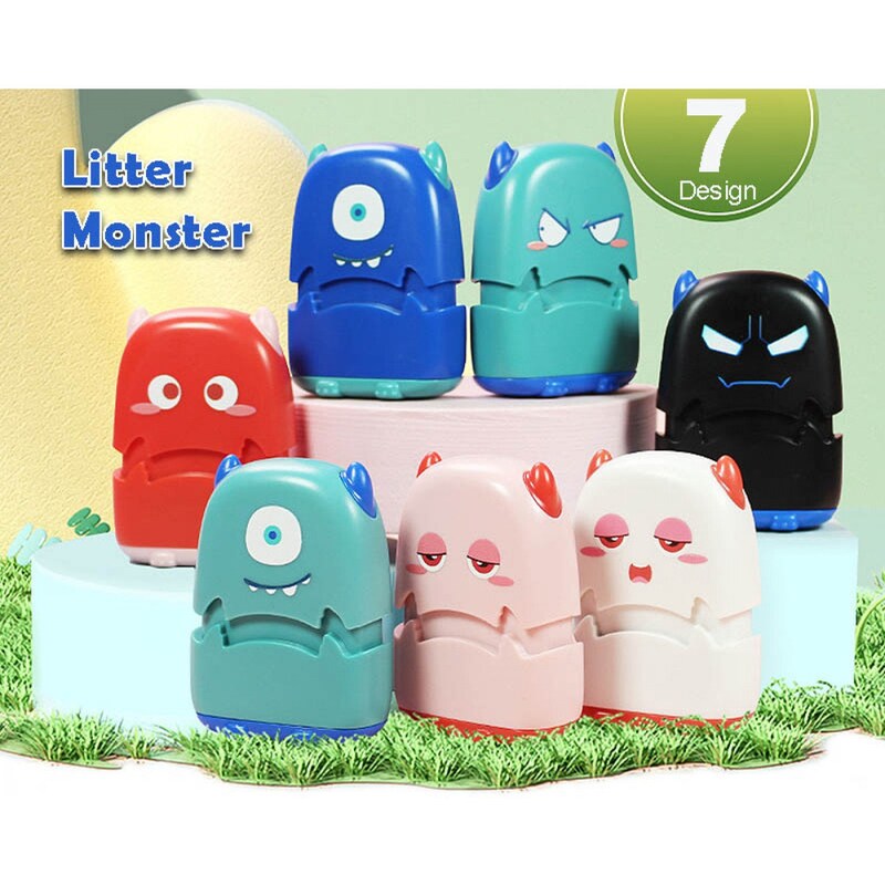 Monster Stamps - Etsy