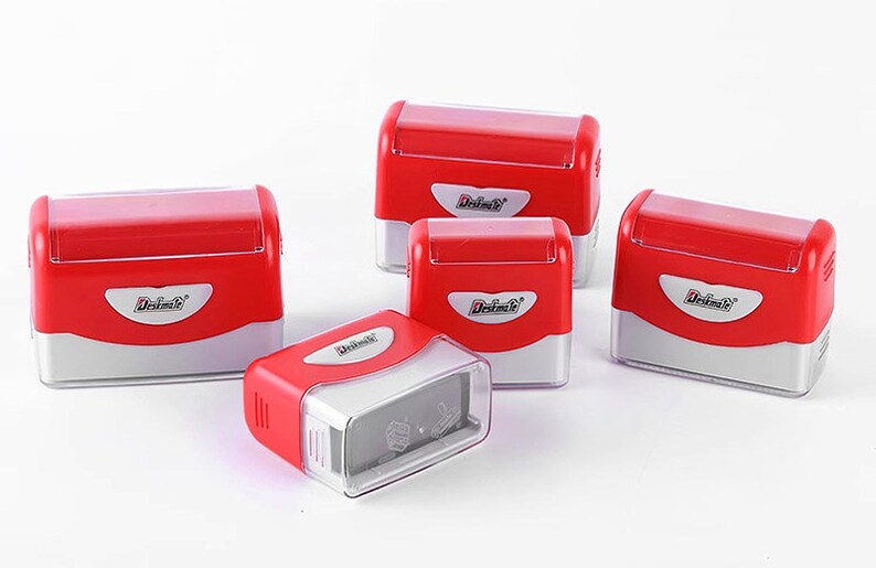 Customized Stamps Deskmate Serise KL1444 Our Self-inking Stamp Promises ...