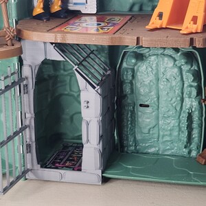 Add-on Dungeon Jail Cell 3D Printed for MOTU Origins Castle Grayskull ...