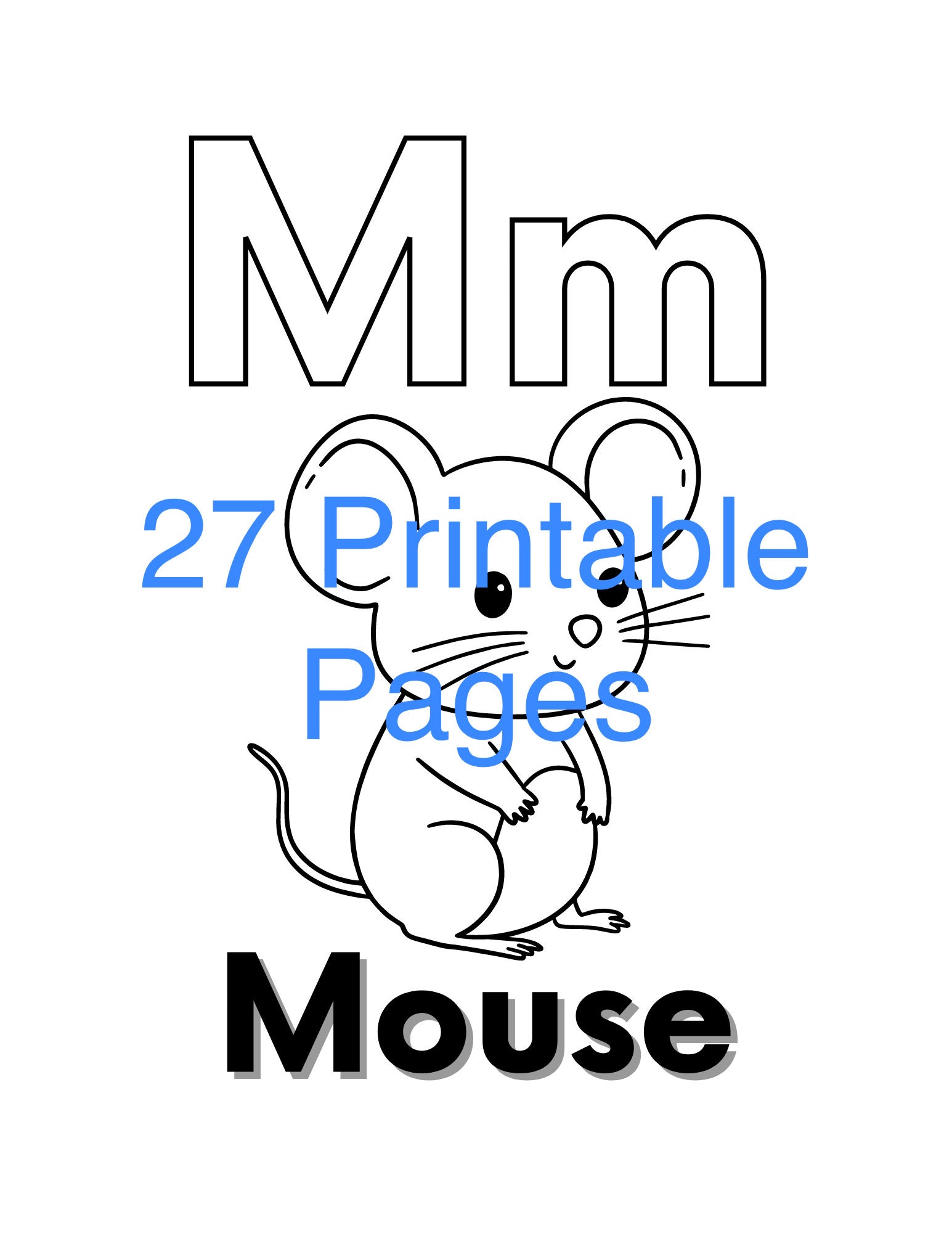 27 Printable Animal Alphabet Cute Coloring Pages Worksheets for Kids ...