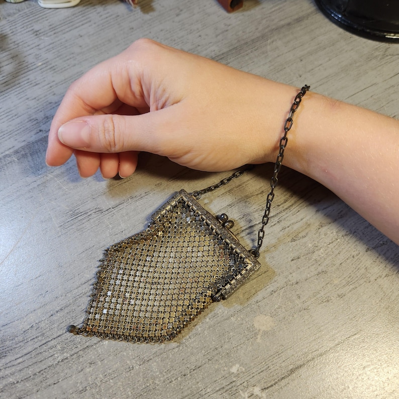 Antique Edwardian Era Coin Purse Metal Coin Purse Late 1800s Early ...