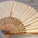 Real Victorian Era Folding Hand Fan 1800s Paper Fan Hand Painted Early ...
