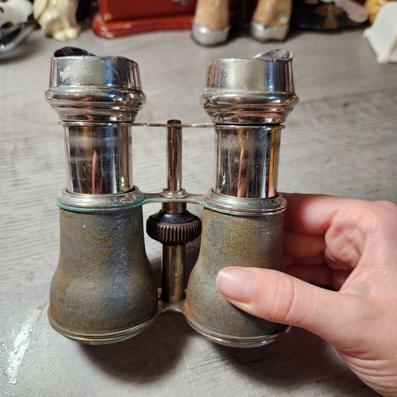 Vintage/antique Chevalier Binoculars Paris Day and Night Glass ...