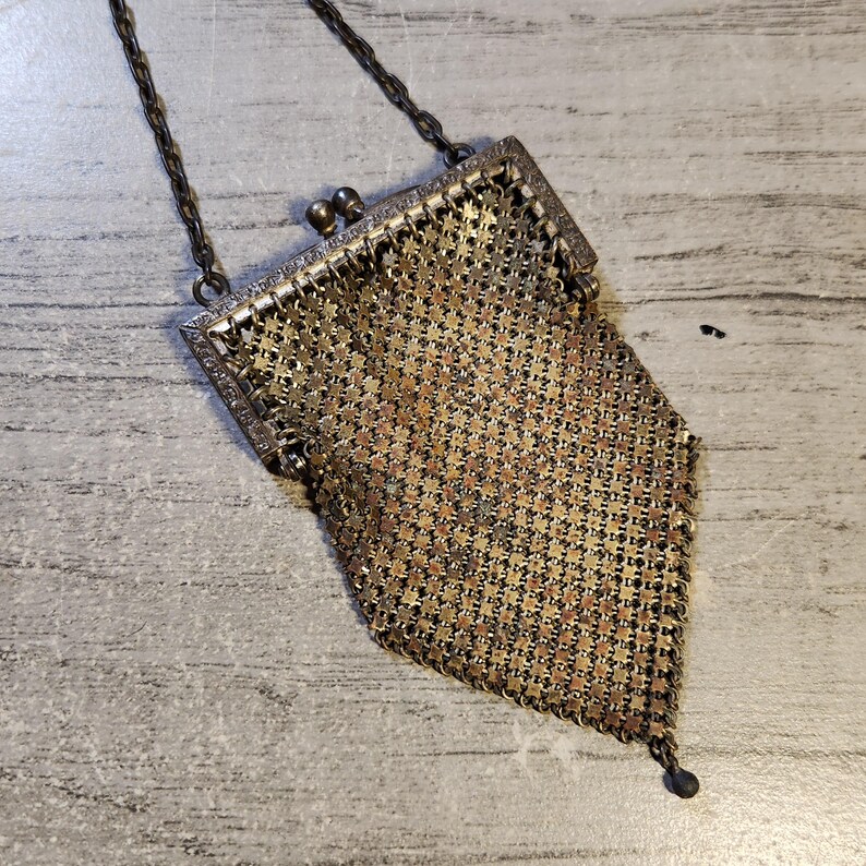 Antique Edwardian Era Coin Purse Metal Coin Purse Late 1800s Early ...