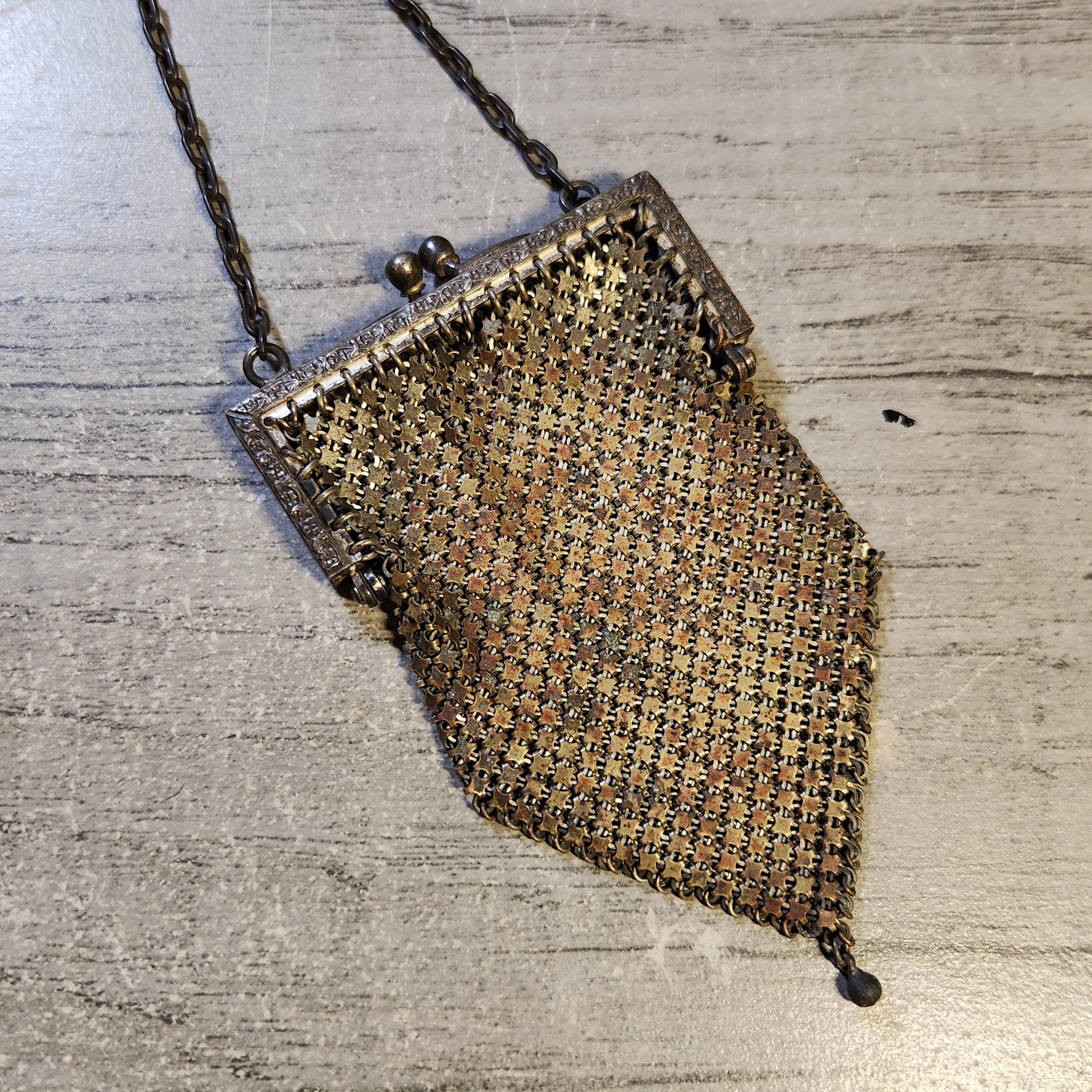 Antique Edwardian Era Coin Purse Metal Coin Purse Late 1800s Early ...