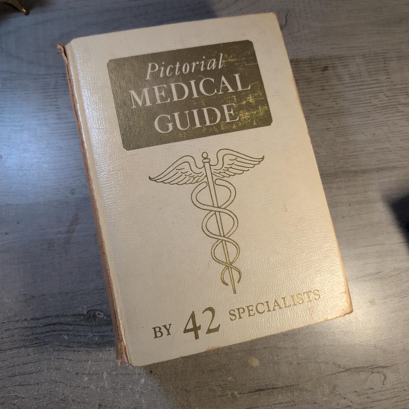 Vintage Medical Book - Etsy
