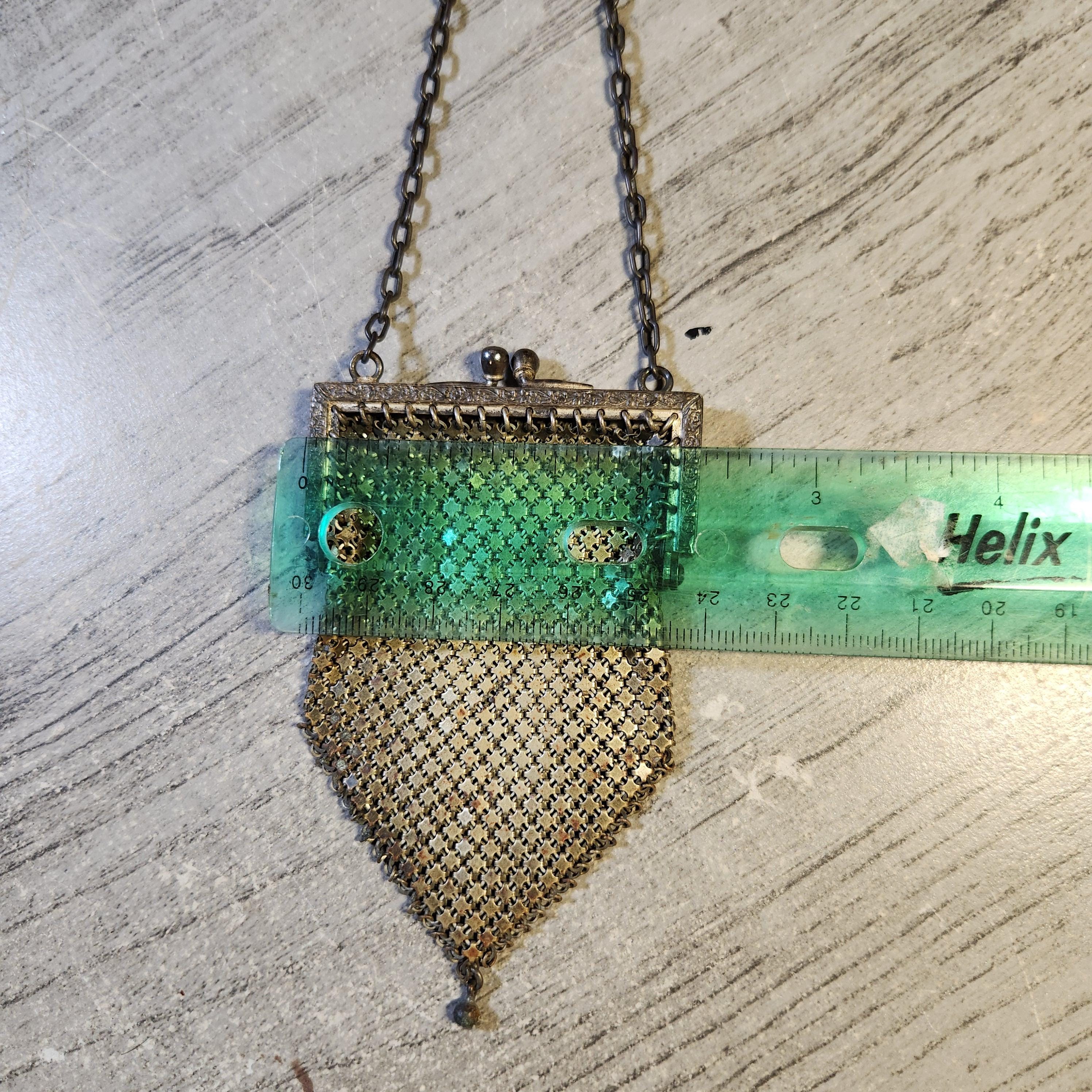 Antique Edwardian Era Coin Purse Metal Coin Purse Late 1800s Early ...