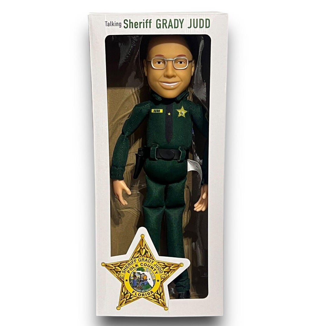 Original Sheriff Grady Judd Sheriff on the Shelf Doll Polk County ...