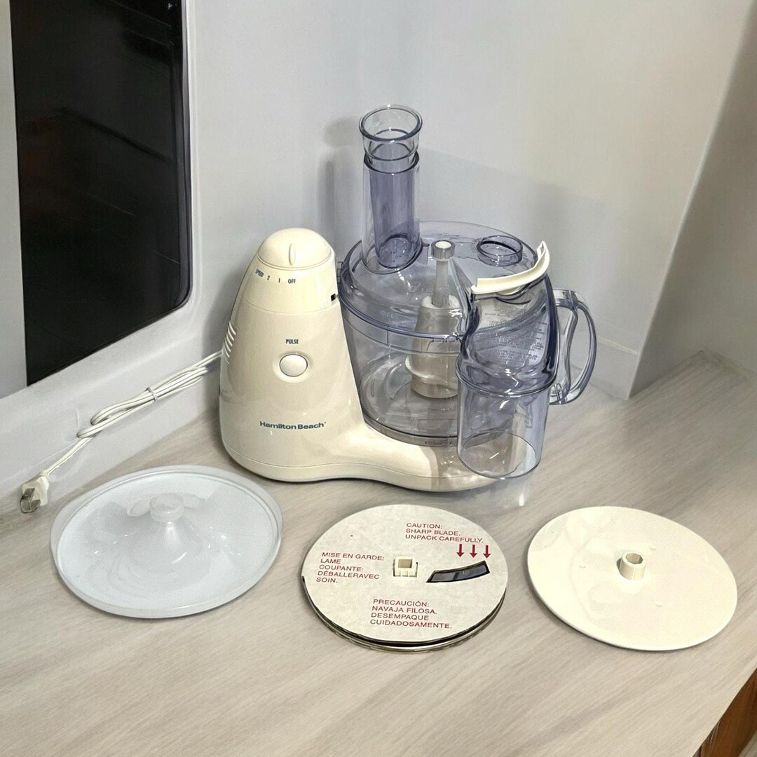 Hamilton Beach 70550RL Prepstar Food Processor With Bonus Chill Lid - Etsy
