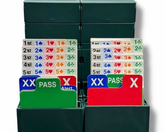 Bridge Bidding Boxes Made by Jannersten Forlag AB Lot of 12 - Etsy