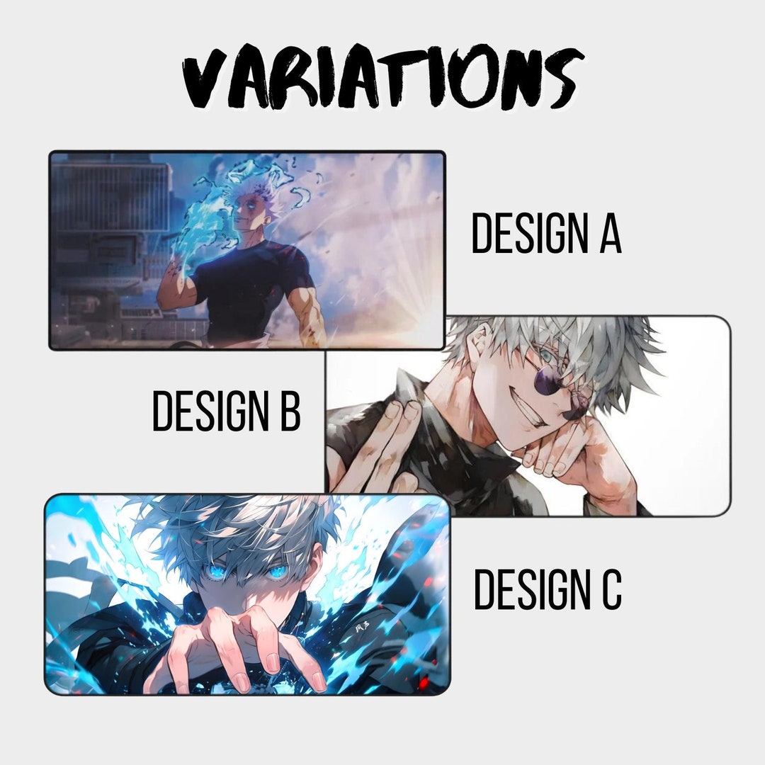 Anime Mouse Pad Gojo Satoru Jujutsu Kaisen JJK 3 Sizes Extended Gaming ...