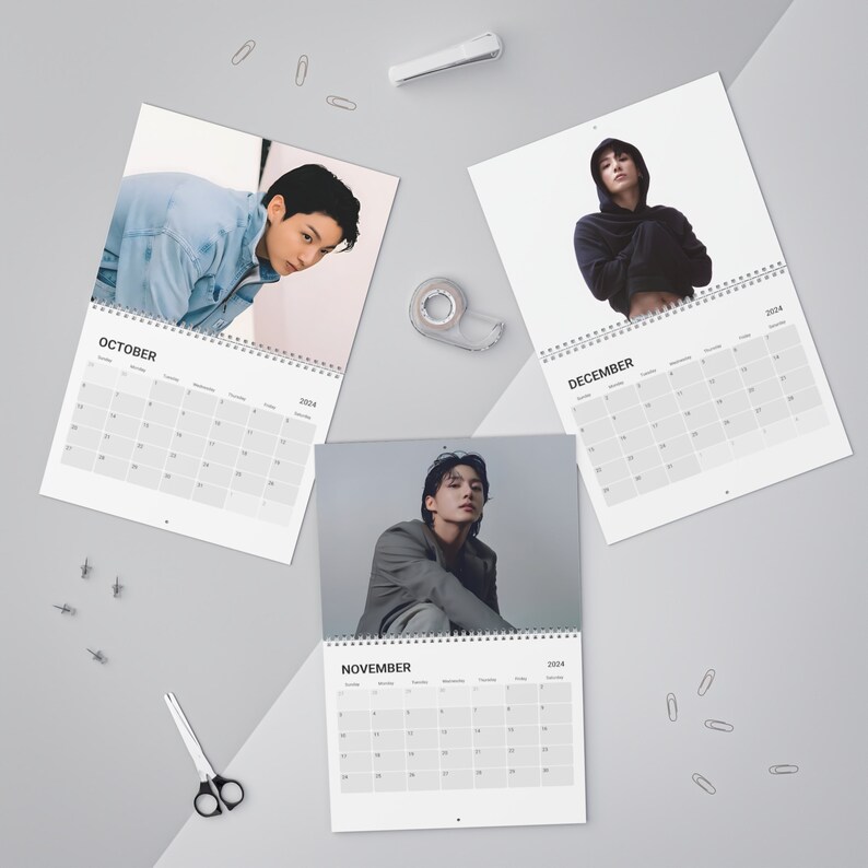 BTS Jungkook 2024 Wall Calendar BTS Calendar, Bangtan Boys, Bangtan ...