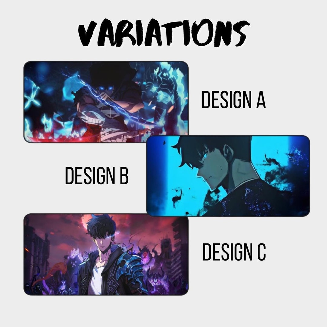 Solo Leveling Mouse Pad Solo Leveling:arise Sung Jin-woo 3 Sizes Anime ...