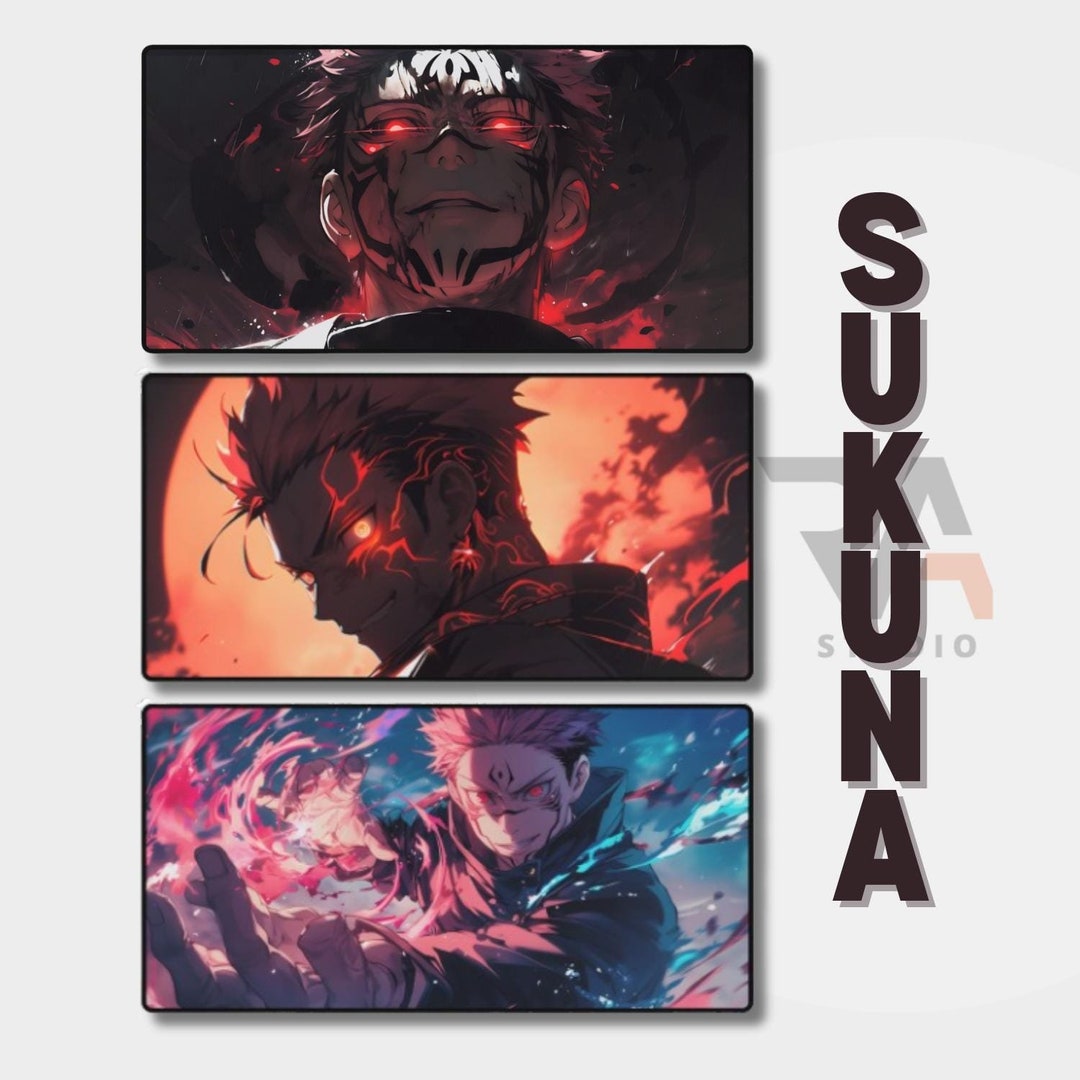Sukuna Desk Mat Jujutsu Kaisen Ryomen Sukuna 3 Sizes Anime Desk Mat ...