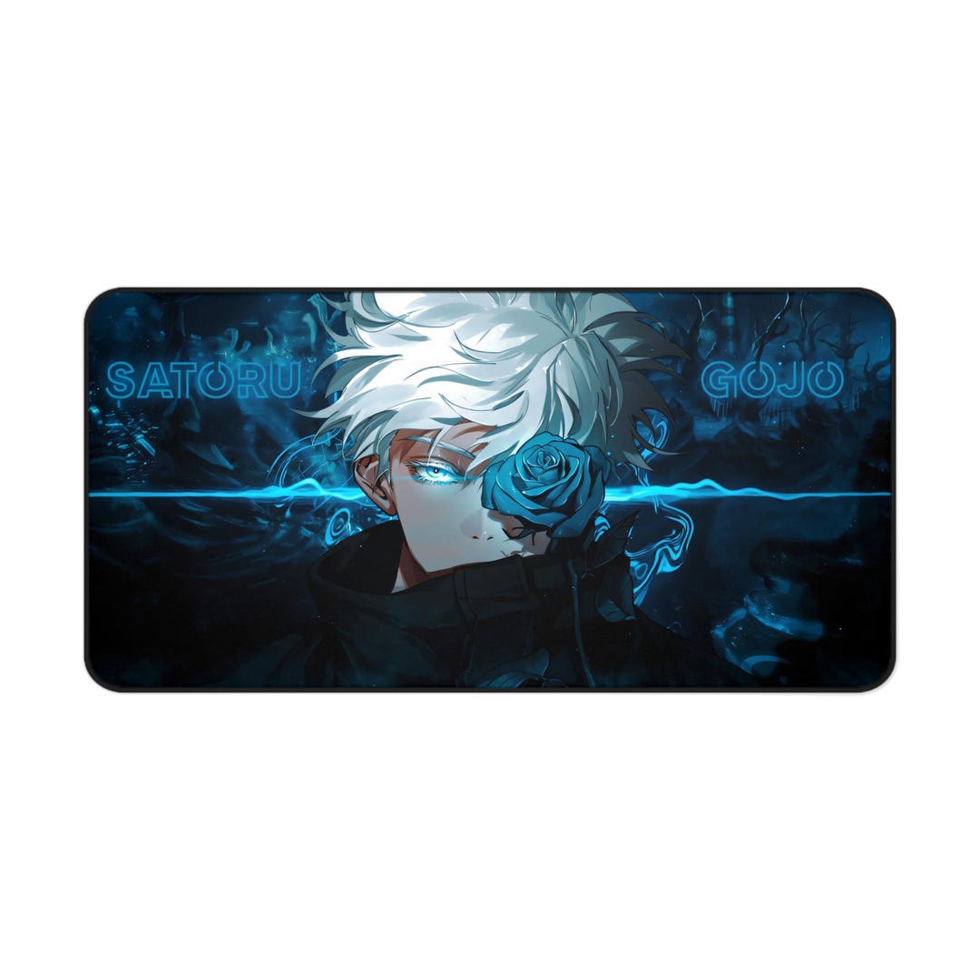 Gojo Desk Mat Gojo Satoru Jujutsu kaisen JJK 3 Sizes anime gaming desk ...