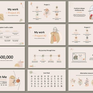 Editable Artist Portfolio Powerpoint Template Creative and Professional ...