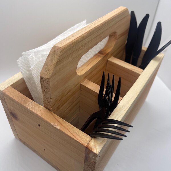 Silverware Caddy - Etsy