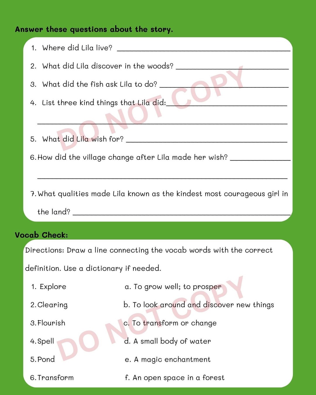 Middle School Reading Comprehension Lesson Plan/sub Plan - Etsy
