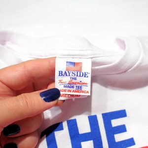 Y2K "the Arts Make America Great" T-shirt M, Vintage White Red Blue ...