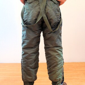 60s US Air Force Flight Pants 32 X 27.5, Vintage Green Insulated ...