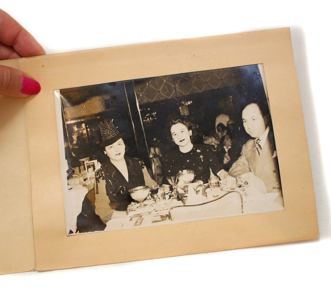 1940s "latin Quarter" Photo Folder, Vintage 40s Nightclub Fashion ...
