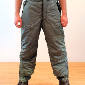 60s US Air Force Flight Pants 32 X 27.5, Vintage Green Insulated ...
