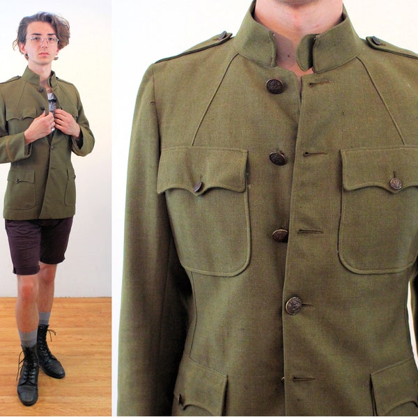 Wwi Vintage Coat - Etsy