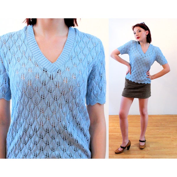 70s See Through Top - Etsy