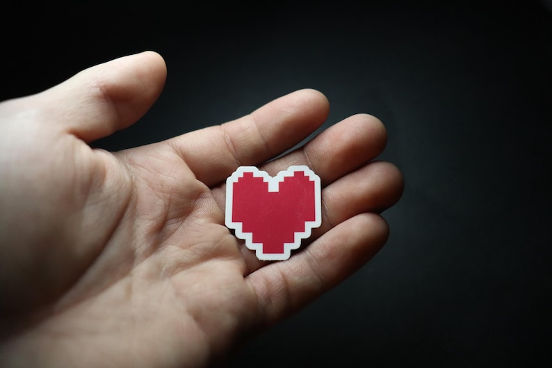 Undertale/deltarune SOUL Sticker Set - Etsy