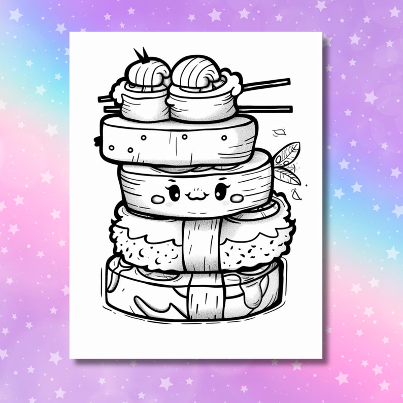 55 Kawaii Coloring Pages | for Kids and Adults | Cute Coloring Pages ...