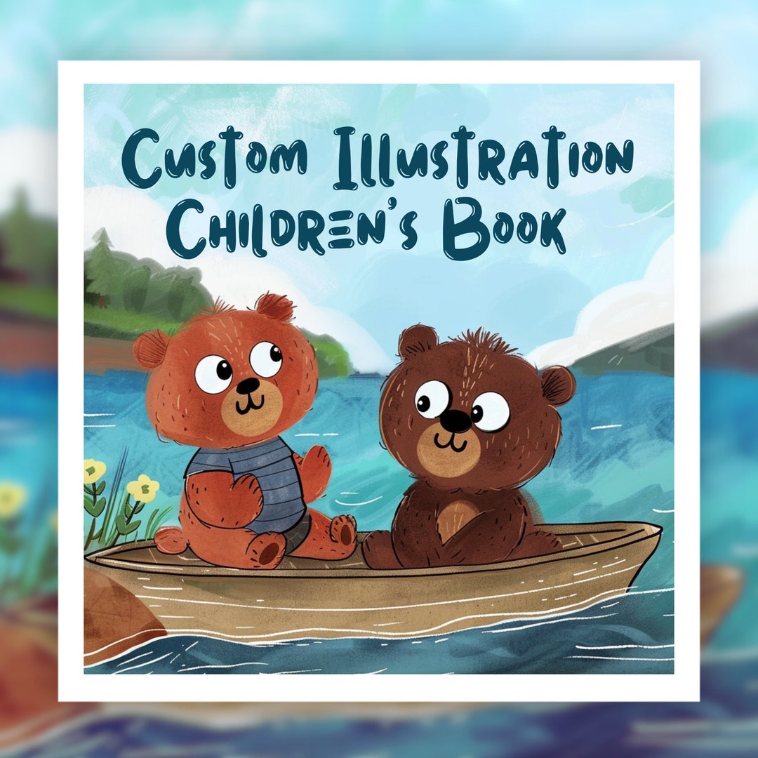 Custom Children and Kids Picture Book Illustration, Drawing Bundle ...