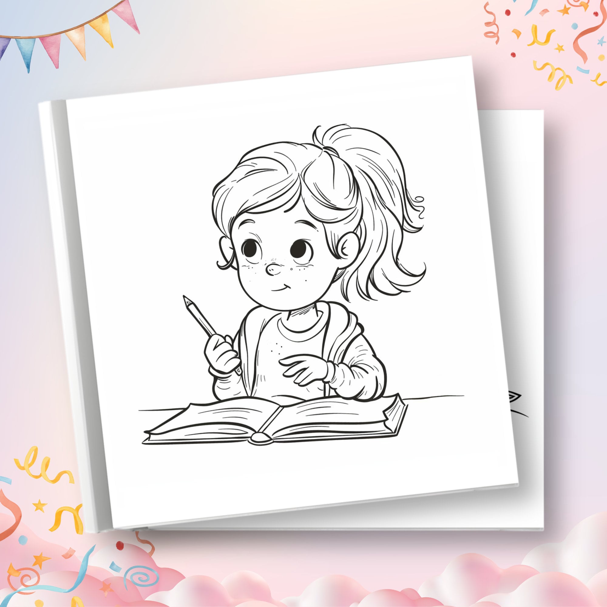 50 Coloring Pages for Children, Simple Coloring Pages, Animals Coloring ...