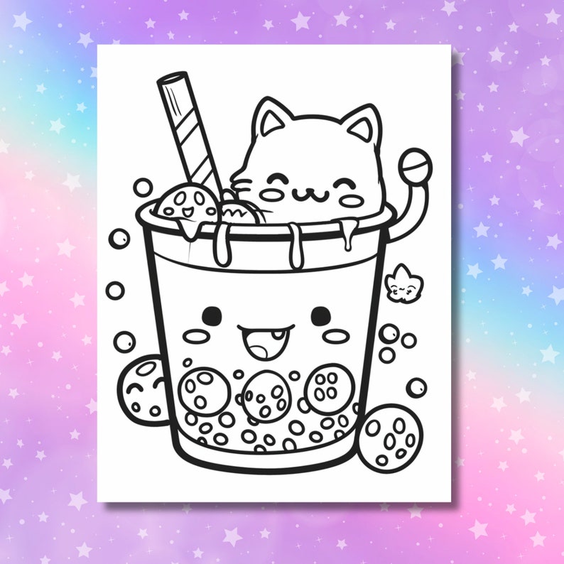 55 Kawaii Coloring Pages | for Kids and Adults | Cute Coloring Pages ...